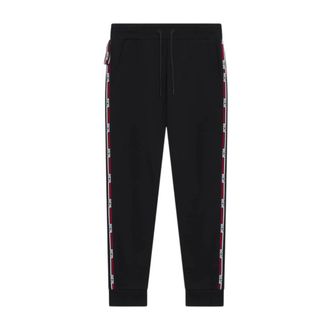 GCDS Logo Tape Joggers - - Trousers - Herren - Schwarzk - L