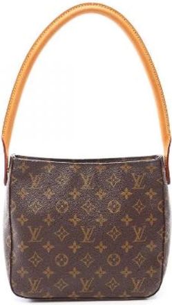 Louis Vuitton Sac bandouli&egrave;re Looping MM Monogram en toile enduite pr&eacute;-poss&eacute;d&eacute; - Femme - Pre-owned - Brun - Taille: ONE Size