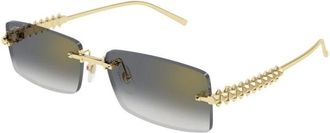 Cartier Clash Sonnenbrille - - Accessories - unisex - Gelb - 57 MM