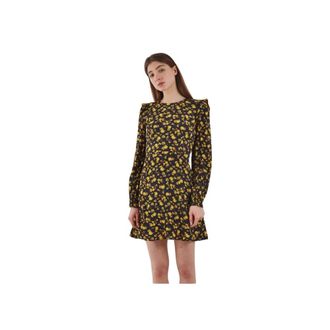 Tommy Hilfiger R&uuml;schenbesetztes Kleid im Fit and Flare-Stil - - Dresses - Damen - Mehrfarbig - 2XS