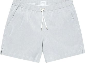 Sunspel Homme, Maillots de bain, Bleu, Taille: XL Fine Stripe Swimshort