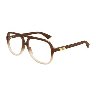 Bottega Veneta unisex, Accessoires, Brun, Taille: 56 MM Bv1417O 004 Eyeglasses