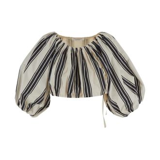 Philosophy di Lorenzo Serafini Femme, Blouses et Chemises, Multicolore, Taille: 36 FR Haut Femme à Boutons et Manches Courtes