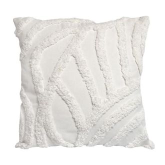 Soleil d'Ocre Coussin 40x40 cm TUFT Blanc