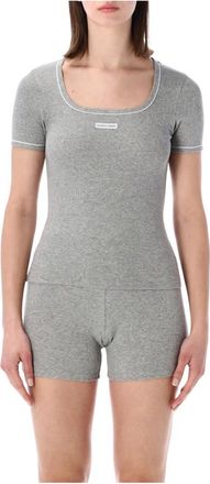 Marine Serre Femme, V&ecirc;tements de nuit et de d&eacute;tente, Gris, Taille: 42 FR Cute 70s Tee