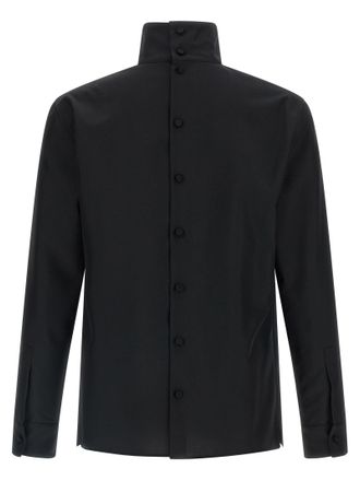 Gucci Mens Black Polyester Blouse