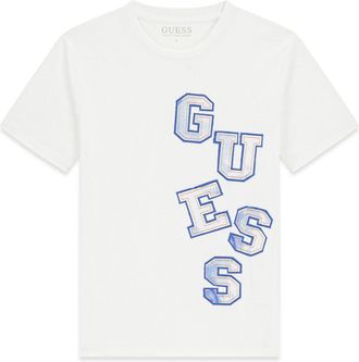 Guess T-Shirt L6GI02 K8HM4 Wei&szlig; Relaxed Fit