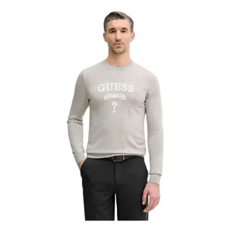 Guess Hammond Pullover mit Rundhalsausschnitt - - Knitwear - Herren - Grau - 2XL