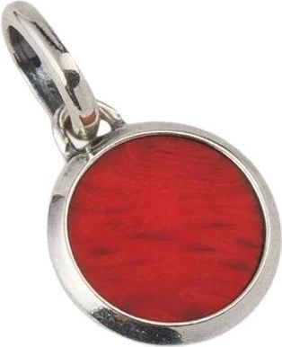 Pandora Gravierbarer Mini Medaillon Charm - - Accessories - Damen - Rot - ONE SIZE