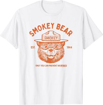 Giant Step Design Co. Smokey Bear Keep It Green Prevent Wildfires Retro Seal T-Shirt