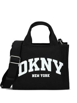DKNY sac &agrave; main &agrave; logo imprim&eacute; - Noir
