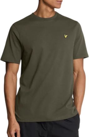 Lyle & Scott T-Shirt Herren | mit Rundhals-Ausschnitt und kurzen Ärmeln | mit goldenem Adler-Logo auf der Brust | XS - XXL