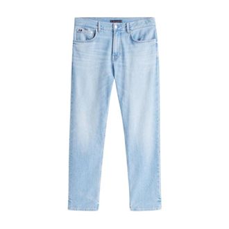 Tommy Hilfiger Homme, Jeans, Bleu, Taille: W38 Jean Droit Stretch Taille Moyenne