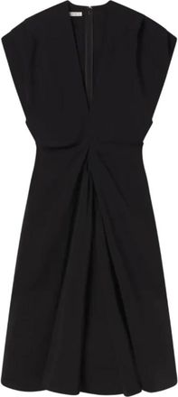 Co Femme, Robes, Noir, Taille: 36 FR Robe Trap&egrave;ze Coupe Banane