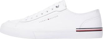 Tommy Hilfiger Baskets Homme Chaussures, Blanc (White), 40