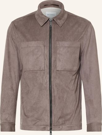 Roy Robson Roy Robson Overjacket In Lederoptik rot