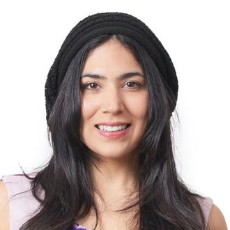 Charm by Casualbox Bonnet Slouchy Femme en Crochet Surdimensionn&eacute;, Chapeau Homme en 100% Coton, Bonnet Rasta Tam pour Cheveux Locks Noir