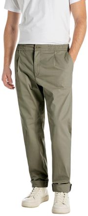 Replay Herren Chino Hose mit Tunnelzug, Lichen Green 232 (Gr&uuml;n), 36W/32L