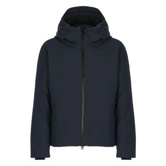 Save The Duck Gef&uuml;tterte Jacke mit Kapuze - - Sport - Herren - Blau - 2XL
