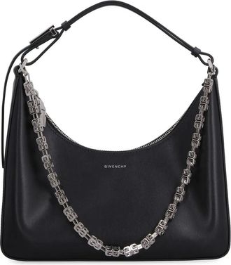 Givenchy Kleine Moon Cut Out Schultertasche - Schwarz