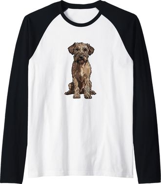 Whyitsme Design Irischer Wolfshund Illustration Raglan