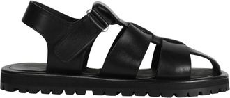 STUDIO NICHOLSON Femme, Chaussures, Noir, Taille: 38 EU Sandom Leather Sandales