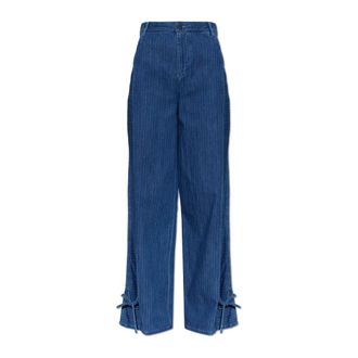 Emporio Armani Jean large - Femme - Jeans - Bleu - Taille: W28