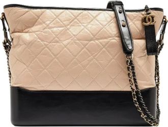 Chanel Pre-owned Gabrielle Hobo Bag - Femme - Pre-owned - Beige - Taille: ONE Size
