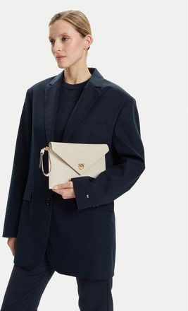 Pinko Handtasche Flat Purse Handle AI 25-26 PCPL104820 A0F1 &Eacute;cru