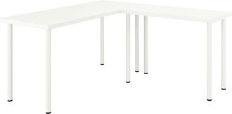 IKEA LAGKAPTEN / LINNMON Schreibtisch L-f&ouml;rmig
