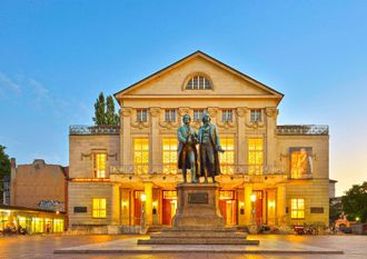 Calvendo Poster 59,4 x 42,0 cm Querformat Ein Motiv aus dem Kalender Weimar Die europäische Kulturstadt, Poster DIN A2 quer| Bilder, Kunstdruck, Wandbild, Wand