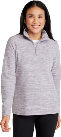 Mountain Warehouse Snowdon Melange Fleece-Pullover Damen - dünner, Warmer Winter-Pullover aus Fleece für Damen zum Laufen, Wandern, Joggen und für Sport und Outdoor Grau