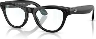 Ray-Ban Meta Schwarz rahmen Klar glas AI Glasses