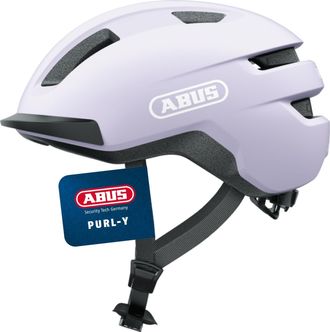 ABUS Fahrradhelm Purl-Y - geeignet f&uuml;r E-Bike und S-Pedelec - stylisher NTA-Schutzhelm f&uuml;r Erwachsene und Jugendliche - Lavendel (Light Lavender), Gr&ouml;&szlig;e M