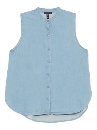 Eileen Fisher Tr&auml;gershirt aus Bio-Baumwolle - Blau