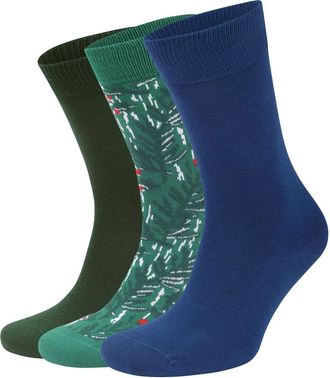 Bj&ouml;rn Borg Chaussettes de No&euml;l Core 3 Paires Multicolore