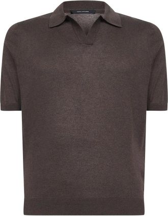 Tagliatore Homme, Pulls, Brun, Taille: L Keith Knit Polo