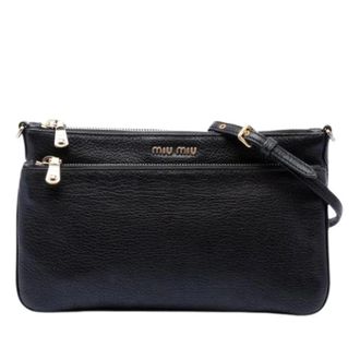 Miu Miu Sac bandouli&egrave;re Pre-owned - Femme - Pre-owned - Noir - Taille: ONE Size