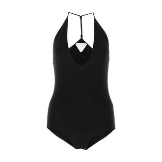 Bottega Veneta Femme, Tops, Noir, Taille: 36 FR Halter Neck Bodysuit