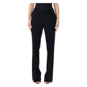Tom Ford Scharfe Grain de Poudre ma&szlig;geschneiderte Smokinghose mit geradem Bein - - Trousers - Damen - Schwarzk - 2XS