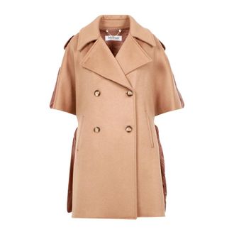 Max Mara Kamel Kaschmir Kimono Jacke - - Coats - Damen - Braun - M