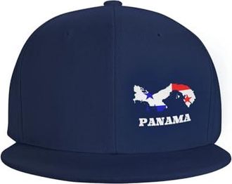 Generic Drapeau du Panama Carte du Panama Femme Homme Strapback Cap S&eacute;chage Rapide Chapeaux Pare-Soleil R&eacute;glable Casquette De Baseball pour Hip Pop Adulte P&ecirc;c