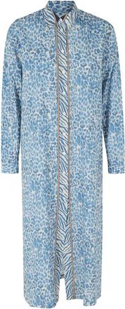 MC2 Saint Barth Femme, Robes, Bleu, Taille: 36/38 FR Adeline Midi Dress