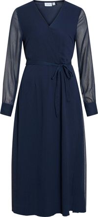 Vila Vifalia V-Neck L/S Midi Dress - Noos/Dc