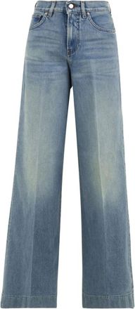 Don the Fuller Femme, Jeans, Bleu, Taille: W25 Nice Wide Leg Jeans