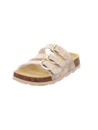 Superfit M&auml;dchen Fussbettpantoffel 1-800113 Hausschuhe, Gold Mehrfarbig 9710, 32 EU