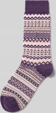 Burlington Socken aus elastischem Schurwolle-Mix mit Baumwoll-Anteil