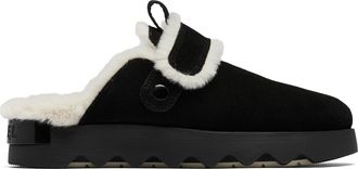 Sorel Hausschuhe Sorel Viibe Clog Suede Cozy 2048521010 Schwarz
