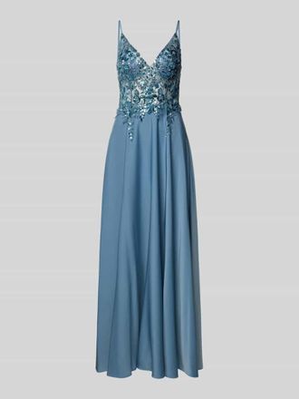 Laona Abendkleid mit floralem Pailettenbesatz