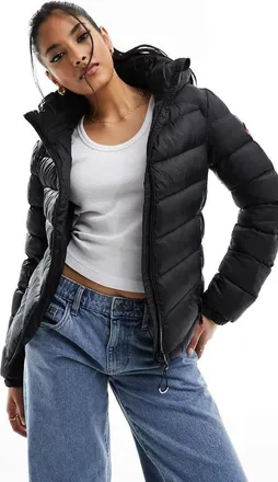 Superdry Everest - Doudoune style bomber - Noir de jais